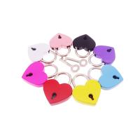 China Heart-Shaped Padlock Compact, Aesthetic & Exquisite Security Love Locks for Wholesale and Valentines Day Gifts Padlock Factory for sale