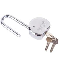 China Rarlux 55-80mm High Security Solid Padlock Anti-theft Round Type Steel Padlock Iron Padlock for sale