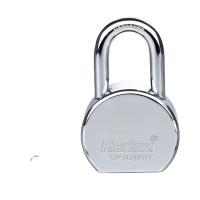 China Rarlux New Design Steel Iron Padlock Anti-cut Round Type Solid Steel Padlock for sale