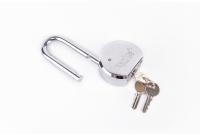 China Rarlux New Design Steel Iron Padlock Anti-cut Round Type Solid Steel Padlock for sale