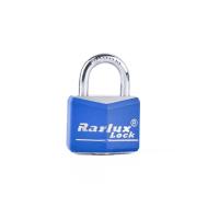 China 40mm Chrome Plated Iron Padlock Solid Brass Cylinder Short Shackle Key Eco-Friendly Rhombic Type RARLUX LXCP40 for sale