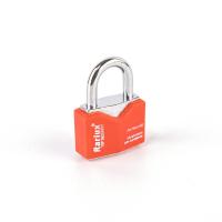 China 40mm Chrome Plated Iron Padlock Solid Brass Cylinder Short Shackle Key Eco-Friendly Rhombic Type RARLUX LXCP40 for sale