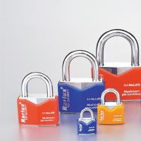 China 40mm Chrome Plated Iron Padlock Solid Brass Cylinder Short Shackle Key Eco-Friendly Rhombic Type RARLUX LXCP40 for sale