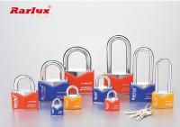 China 40mm Chrome Plated Iron Padlock Solid Brass Cylinder Short Shackle Key Eco-Friendly Rhombic Type RARLUX LXCP40 for sale