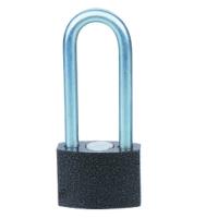 China Rarlux Industrial Safety Durable High Security Solid Iron Disc Padlock 60-70mm with Plastic Painted Body and 3 Pcs Vane Keys for sale
