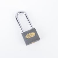 China Rarlux Medium Grey Iron Padlock High Security Master Lock with Long Shackle Key Unlock Way for sale