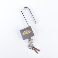 China Rarlux Medium Grey Iron Padlock High Security Master Lock with Long Shackle Key Unlock Way for sale