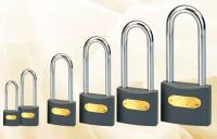 China Rarlux Medium Grey Iron Padlock High Security Master Lock with Long Shackle Key Unlock Way for sale