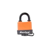 China Rarlux 40-60mm Steel Key Operated Industrial Safety Lockout Anti-theft Waterproof Padlock with Plastic Cover for sale