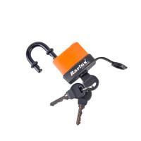 China Rarlux 40-60mm Steel Key Operated Industrial Safety Lockout Anti-theft Waterproof Padlock with Plastic Cover for sale