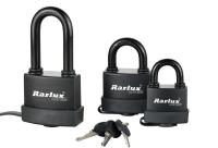 China Rarlux 40-60mm Steel Key Operated Industrial Safety Lockout Anti-theft Waterproof Padlock with Plastic Cover for sale