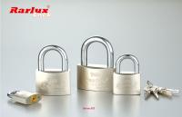 China Rarlux ISO Certified Anti-theft Lock Wholesale Eco-Friendly Cast Iron Silver Durable High Safety Padlock 4 Crossed Keys Factory for sale