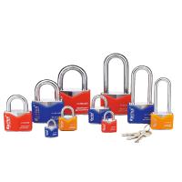 China Rarlux Wholesale Rhombic Chrome Plated Body Solid Padlock Plastic Covered Iron Padlock for sale