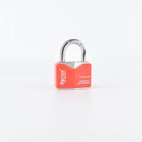 China Rarlux Wholesale Rhombic Chrome Plated Body Solid Padlock Plastic Covered Iron Padlock for sale