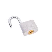 China Rarlux Industrial Safety Durable 32-75mm High Security Nickel Plated Thick Type Crossed Key Brass Cylinder Iron Lockout Padlock for sale