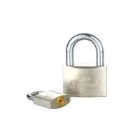China Rarlux Industrial Safety Durable 32-75mm High Security Nickel Plated Thick Type Crossed Key Brass Cylinder Iron Lockout Padlock for sale