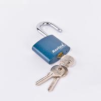 China Rarlux High Security Eco-Friendly Durable Blue Iron Padlock Key Operated ISO9001 & ISO14001 Certified 38-75mm Sizes for sale