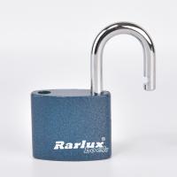 China Rarlux 38-75mm Anti-Theft Iron Body Master Lock Blue Painted Padlock with Brass or Iron Keys for sale