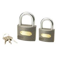 China Rarlux 32-75mm Cheap Price Durable High Safety High Quality Steel Padlocks Padlock Plastic Painted Cross Key Iron Padlock for sale