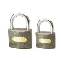China Rarlux 32-75mm Cheap Price Durable High Safety High Quality Steel Padlocks Padlock Plastic Painted Cross Key Iron Padlock for sale