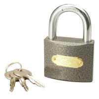 China Rarlux 32-75mm Cheap Price Durable High Safety High Quality Steel Padlocks Padlock Plastic Painted Cross Key Iron Padlock for sale