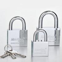 China Rarlux Durable Pin Tumbler 30-70mm Industrial Safety High Security Anti-rust Iron Body Chrome Plated Square Padlock Nickel for sale