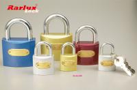 China Rarlux Industrial Safety Anti-Theft Key Padlock 20/25/32/38/50/63mm Colored Surface Iron for sale