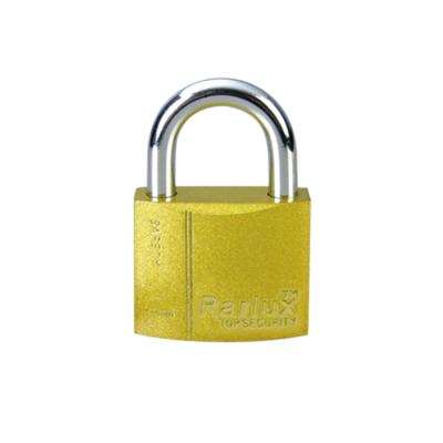 China Rarlux Durable Key Operated Industrial Safety Lockout Padlock 20-75mm Solid Iron Silver Shiny Spray Painted High Safety for sale