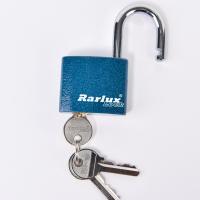 China Rarlux 38-75mm Anti-Theft Iron Body Master Lock Blue Painted Padlock with Brass or Iron Keys for sale