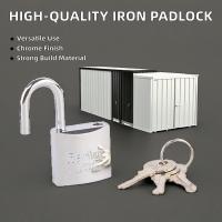 China Rarlux European Anti-Theft Padlock with 3 Steel Keys High Quality Iron Body Plated Brass Cylinder ISO9001 Certified for sale