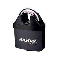 China Rarlux Iron Durable High Safety Waterproof Disc Padlock Shackle Protection Plastic Cover 4 Keys 55mm/65mm CN;ZHE ISO Certified for sale