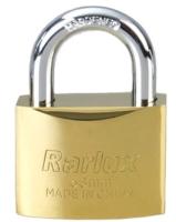 China Rarlux 20-75mm Security Padlock Eco-Friendly High Quality Gold Plated Iron Key Operated Industrial Safety for sale