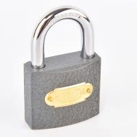 China Rarlux 20 25 32 38 50 63 75mm High Security Anti-theft 3 Steel Keys Full Brass Cylinder Grey Iron Padlock for sale