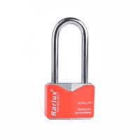 China Rarlux Eco-Friendly Multi-Size Short Shackle Solid Brass Cylinder Colorful Safety Padlock Hardened Steel Shackle Chrome Plated for sale