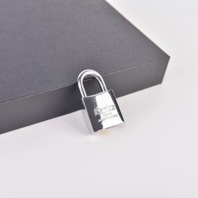China 25/30/40/50/60mm High Quality Iron Padlock Chrome Plated Steel Key Eco-Friendly Short Shackle Wholesale for sale