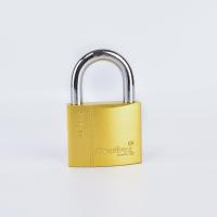 China 30mm Popular Heavy Duty Pujiang Short Shackle Brass Painted Iron Padlock for sale