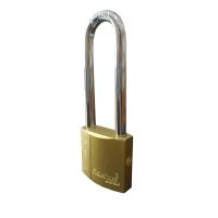 China Security 25mm Hardened Long Shackle Padlock Anti-cut Iron Padlock for sale