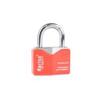 China 20mm Waterproof Padlock Short Shackle Colorful Hot Selling Best Padlock Plastic Cover Rhombic Type Iron Padlock for sale