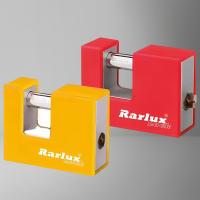 China Rarlux Manufacturer Wholesale Safety Heavy Duty Iron Padlock Colored Plastic Covered High Security Rectangular Padlock for sale