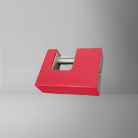 China Rarlux Manufacturer Wholesale Safety Heavy Duty Iron Padlock Colored Plastic Covered High Security Rectangular Padlock for sale