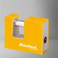 China Rarlux Manufacturer Wholesale Safety Heavy Duty Iron Padlock Colored Plastic Covered High Security Rectangular Padlock for sale