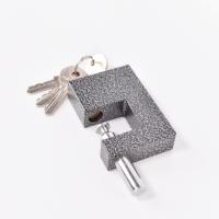 China Rarlux High Safety Iron Padlock Plastic Painted Rectangular Padlock for sale