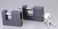 China Rarlux High Safety Iron Padlock Plastic Painted Rectangular Padlock for sale
