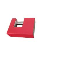 China Rarlux Manufacturer Wholesale Safety Heavy Duty Iron Padlock Colored Plastic Covered High Security Rectangular Padlock for sale