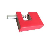 China Rarlux Best Sale Waterproof Padlock Plastic Covered Anti-cut Rectangular Padlock for sale