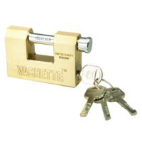 China Rarlux Heavy Duty Steel Shackle Solid Padlock D Type Candado Rectangular Brass Padlock for sale