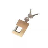China Rarlux Durable Key Operated 60-90mm High Security SOLID Brass Rectangular Shackle Padlock for sale