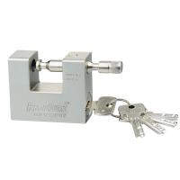 China Rarlux70-100mm High Safety Solid Steel Heavy Duty Durable Anti-Theft Key Padlock with Plated Surface for sale