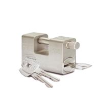 China Rarlux70-100mm High Safety Solid Steel Heavy Duty Durable Anti-Theft Key Padlock with Plated Surface for sale