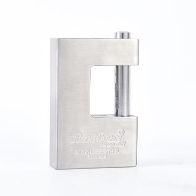 China Rarlux Best Design Stainless Steel 304 Anti-cut Rectangular Padlock Model 740 Zhejiang for sale